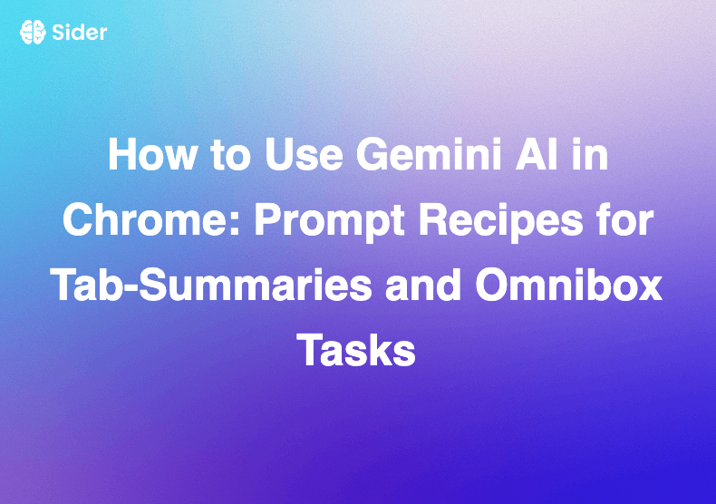 Cara Menulis Prompt untuk Integrasi Gemini di Chrome: Tugas Lintas Tab ...
